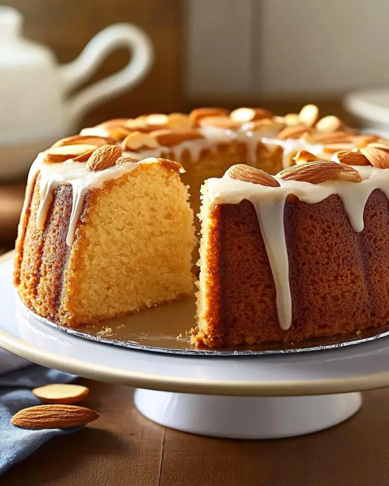 French Almond Rum Cake