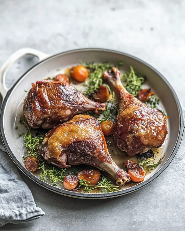 Slow-Cooked Tender Duck Legs with Aromatic Spices