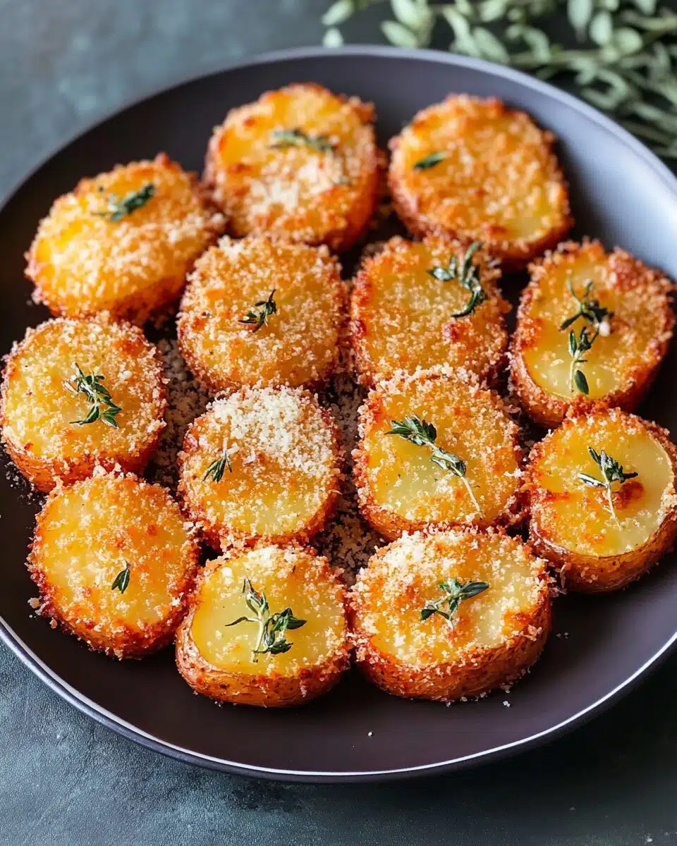 Crispy Parmesan Potatoes - Luna Recipe