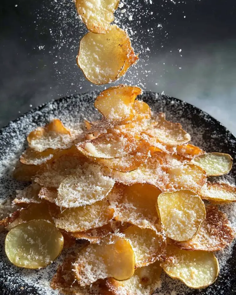 Crispy Parmesan Potato Chips