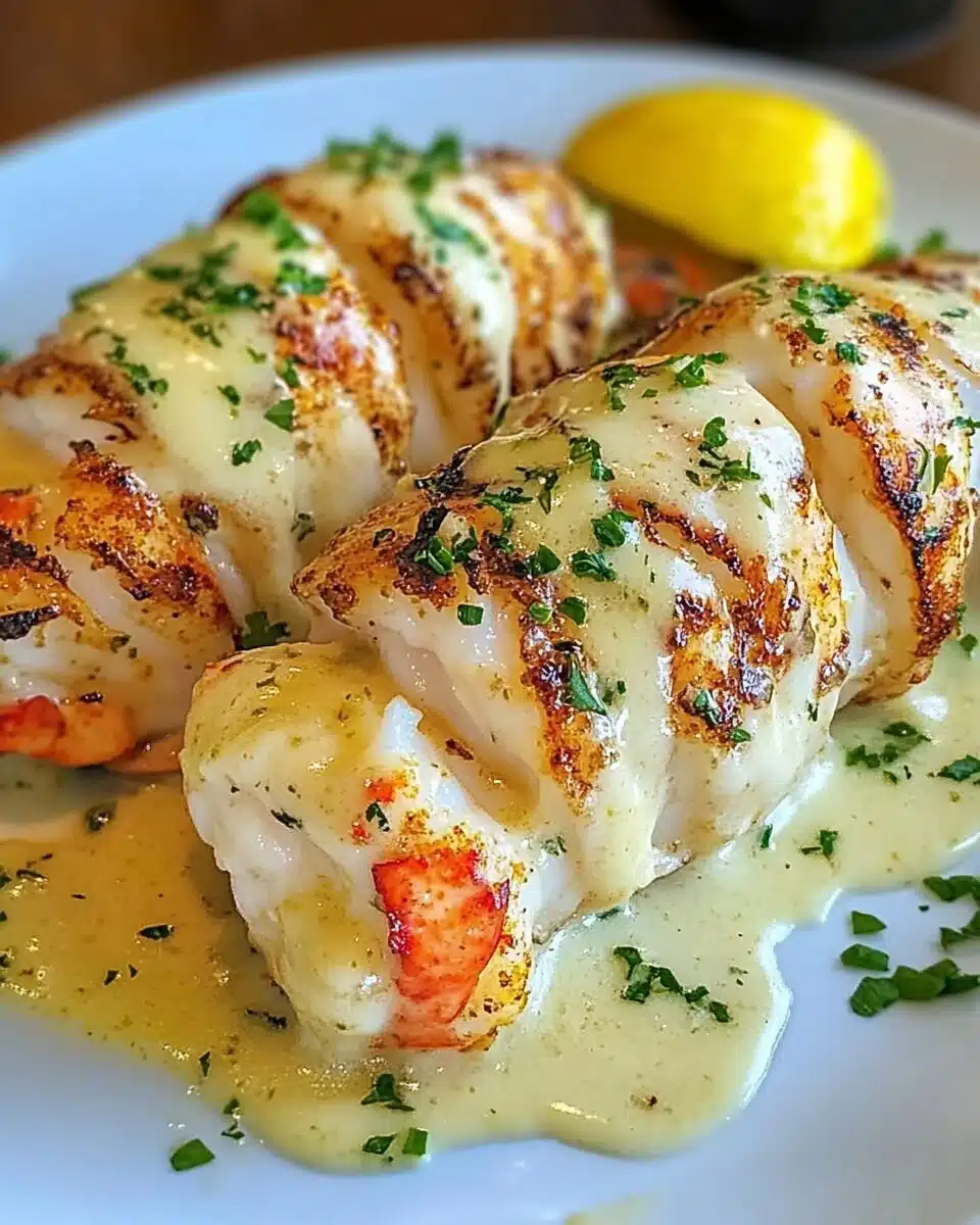 Creamy Garlic Butter Lobster Tails - Luna Recipe