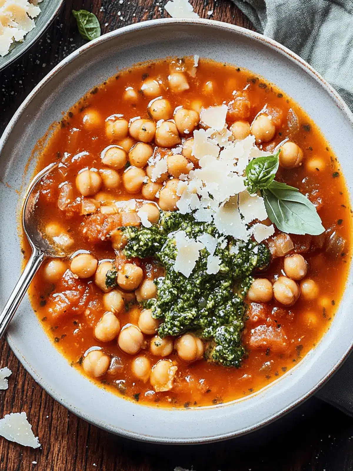 Ultimate Instant-Pot Italian Chickpea Stew with Pesto